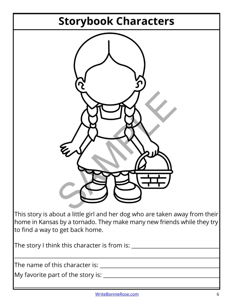 Storybook Characters and Me | Made By Teachers