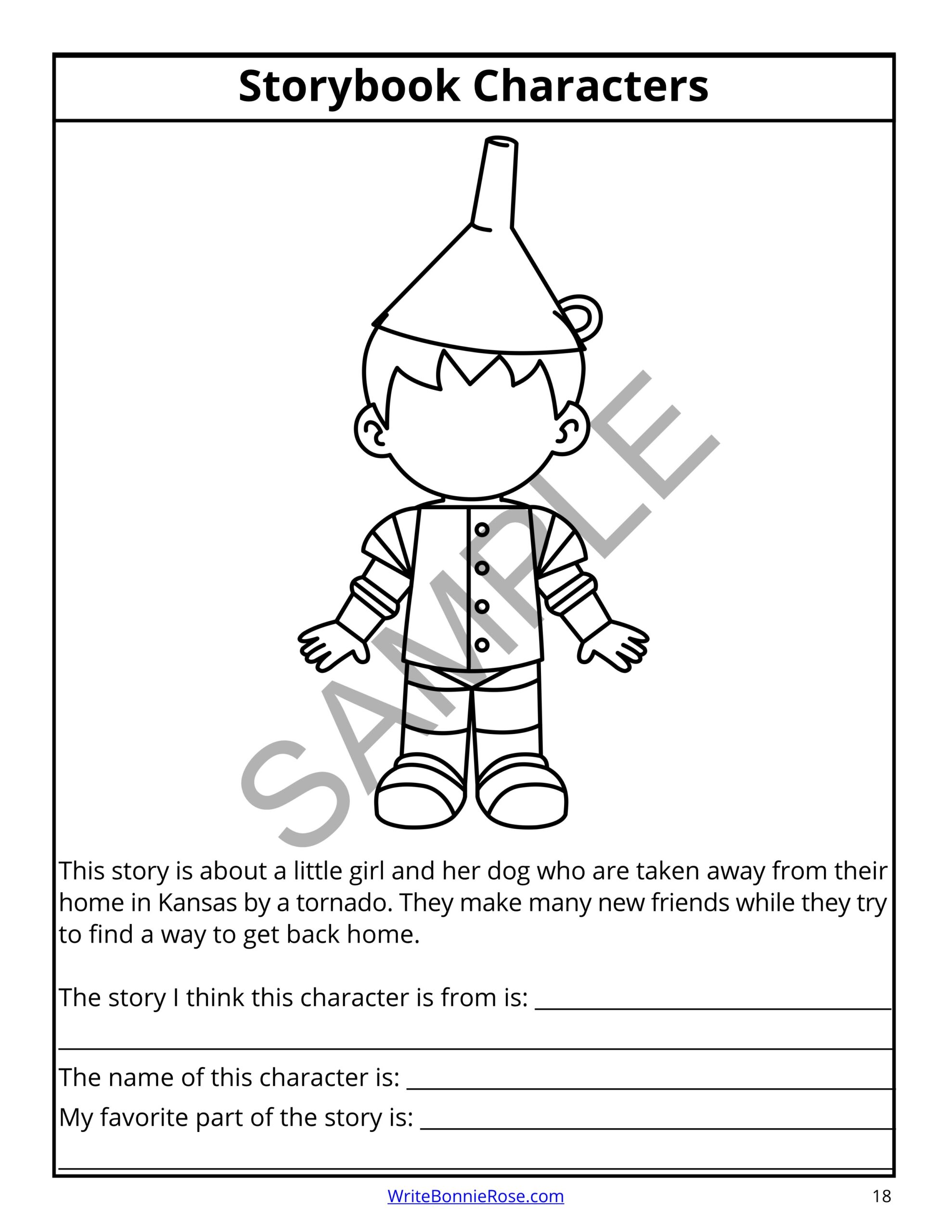 Storybook Characters and Me | Made By Teachers