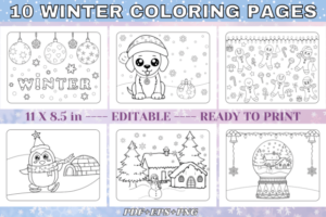 Cute Winter Coloring Pages | Made By Teachers