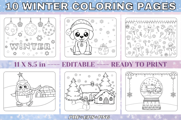 Cute Winter Coloring Pages | Made By Teachers