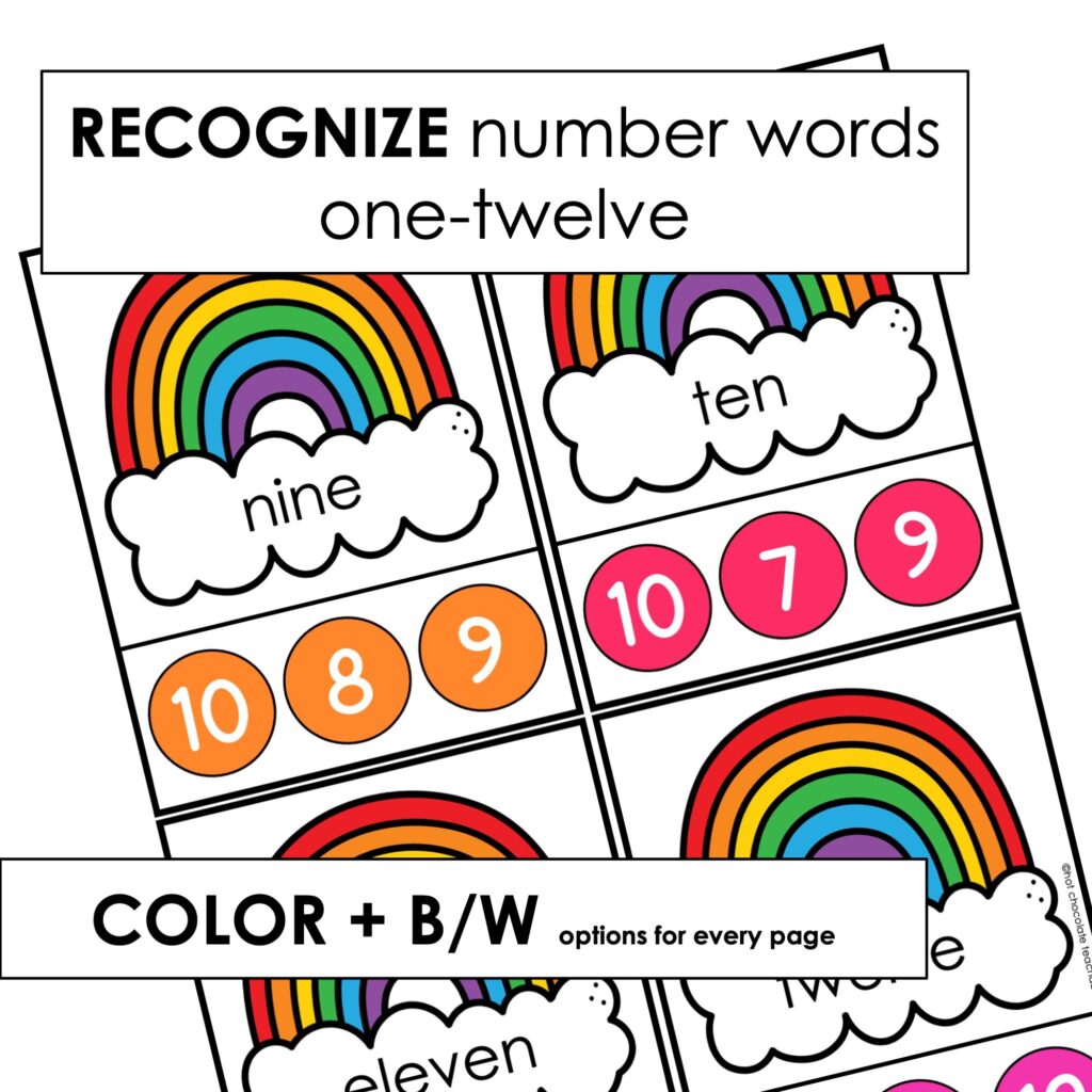 COUNT & CLIP 1-12 | NUMBER MATCHING CLIP CARD ACTIVITY FOR ESL PRE-K/K ...