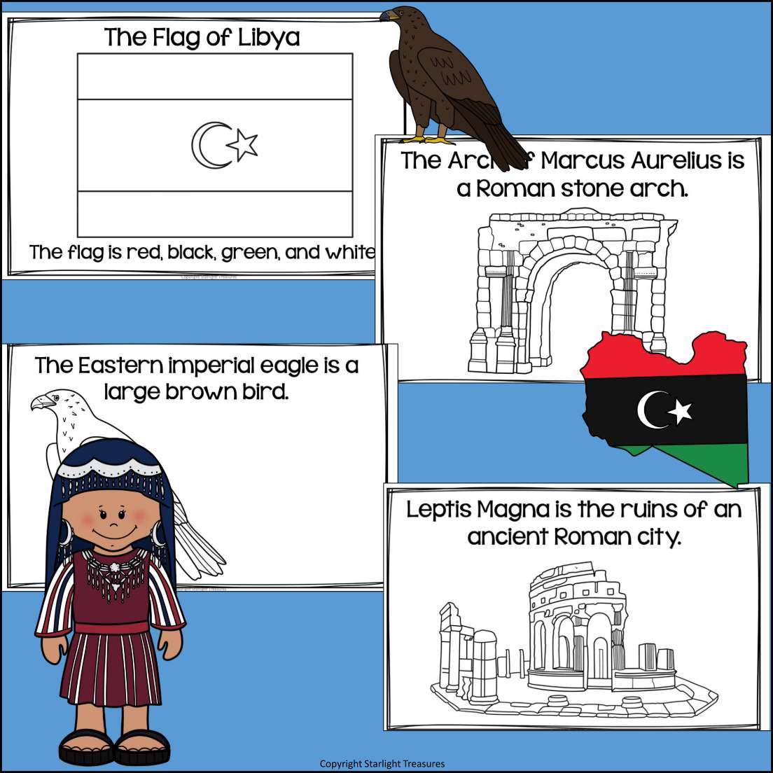 Libya Mini Book for Early Readers - A Country Study | Made By Teachers