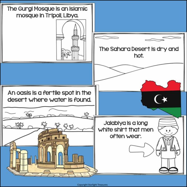 Libya Mini Book for Early Readers - A Country Study | Made By Teachers
