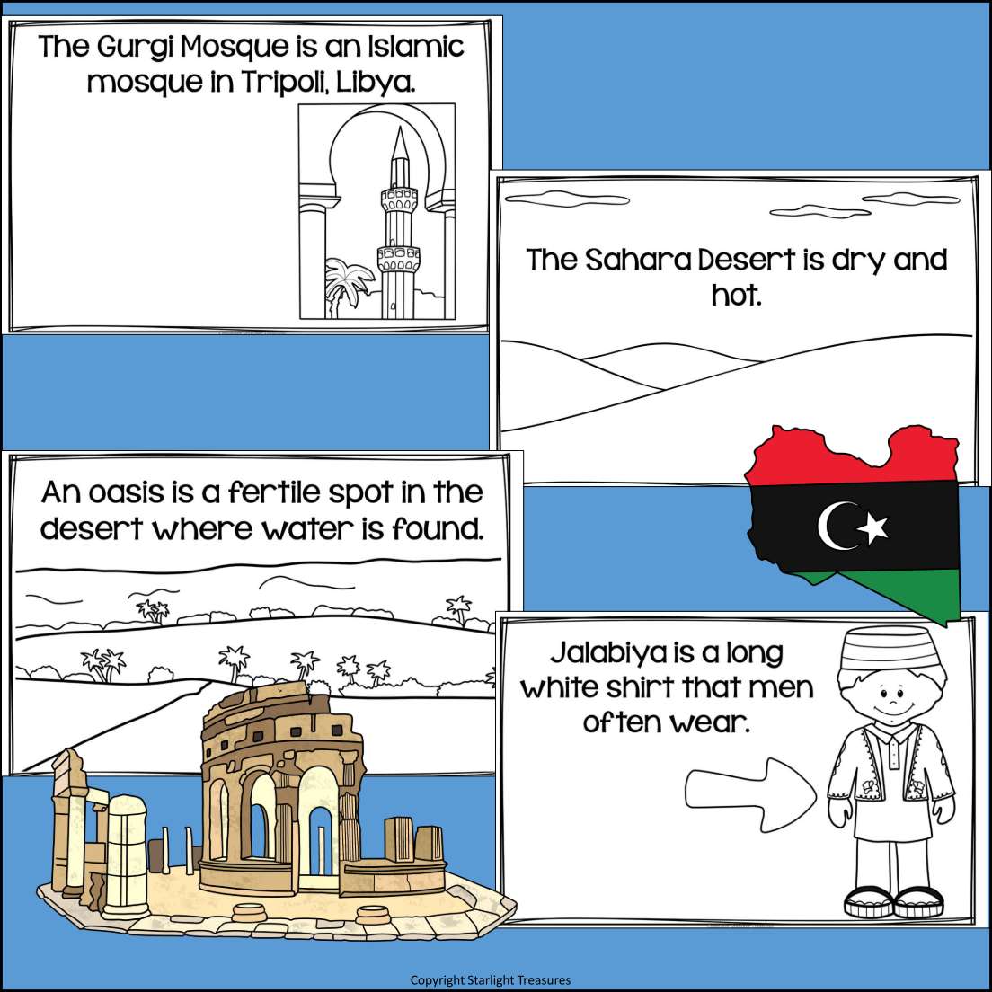 Libya Mini Book for Early Readers - A Country Study | Made By Teachers