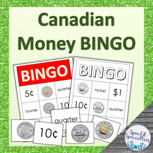 Canadian Money Bingo Financial Literacy Game | Made By Teachers