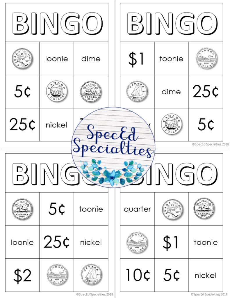 Canadian Money Bingo Financial Literacy Game | Made By Teachers
