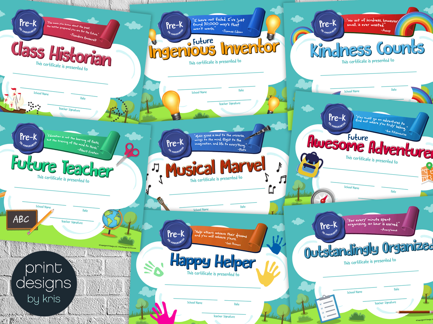 End of the Year PRE-KINDERGARTEN Student Superlative Awards ...