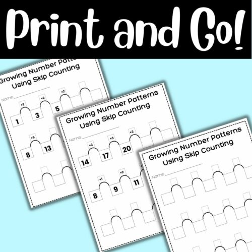 Growing Number Patterns Using Skip Counting Addition | Grade 2 Math ... Growing Number Patterns Using Skip Counting Addition | Grade 2 Math ...
