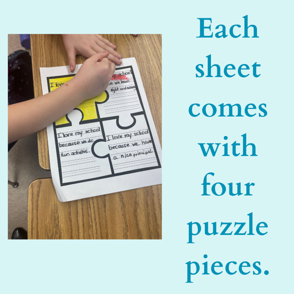 100th Day of School Puzzle Display | Made By Teachers