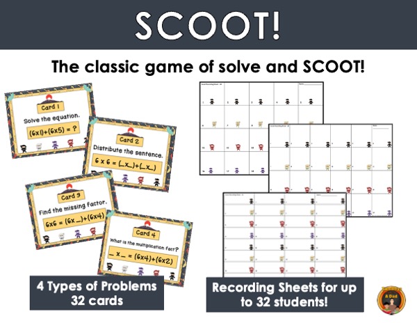 Distributive Property of Multiplication GAMES | Made By Teachers