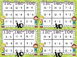 Subtraction within 20 Practice Task Card Math Game | Made By Teachers