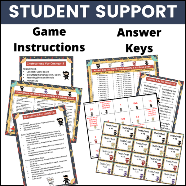 Distributive Property of Multiplication Bundle | Made By Teachers