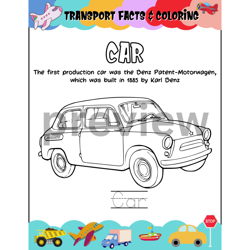 Transportation Activities: Air Land Water Transportation Activity for ...