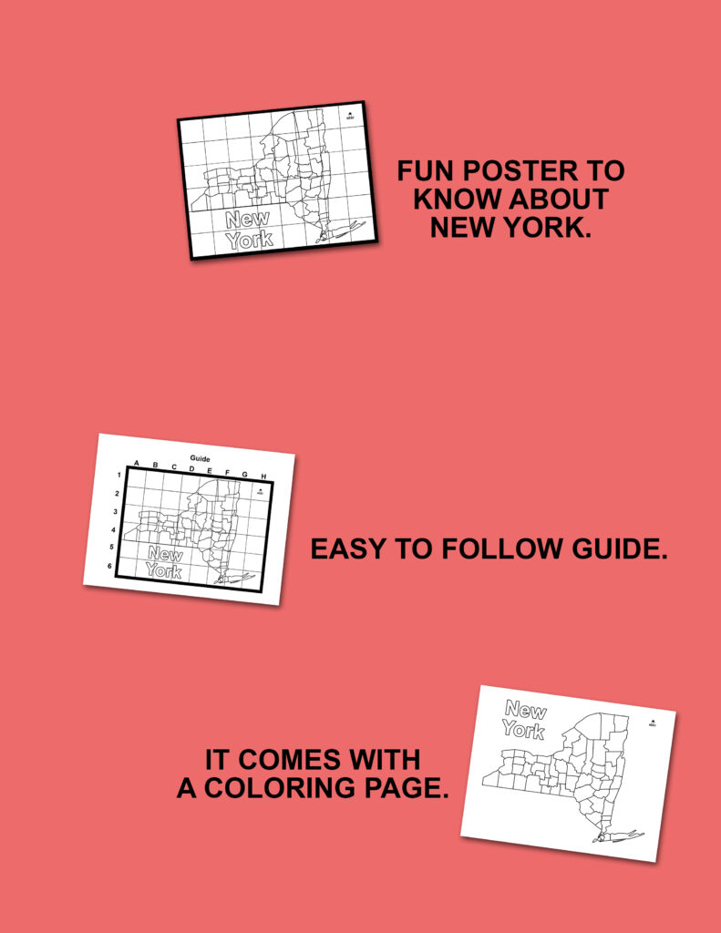 New York Map Collaboration Poster | Made By Teachers