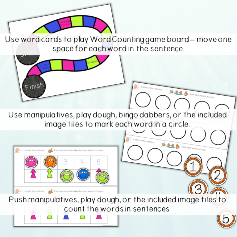 Counting Words Sentence Segmentation for Phonological Awareness | Made ...