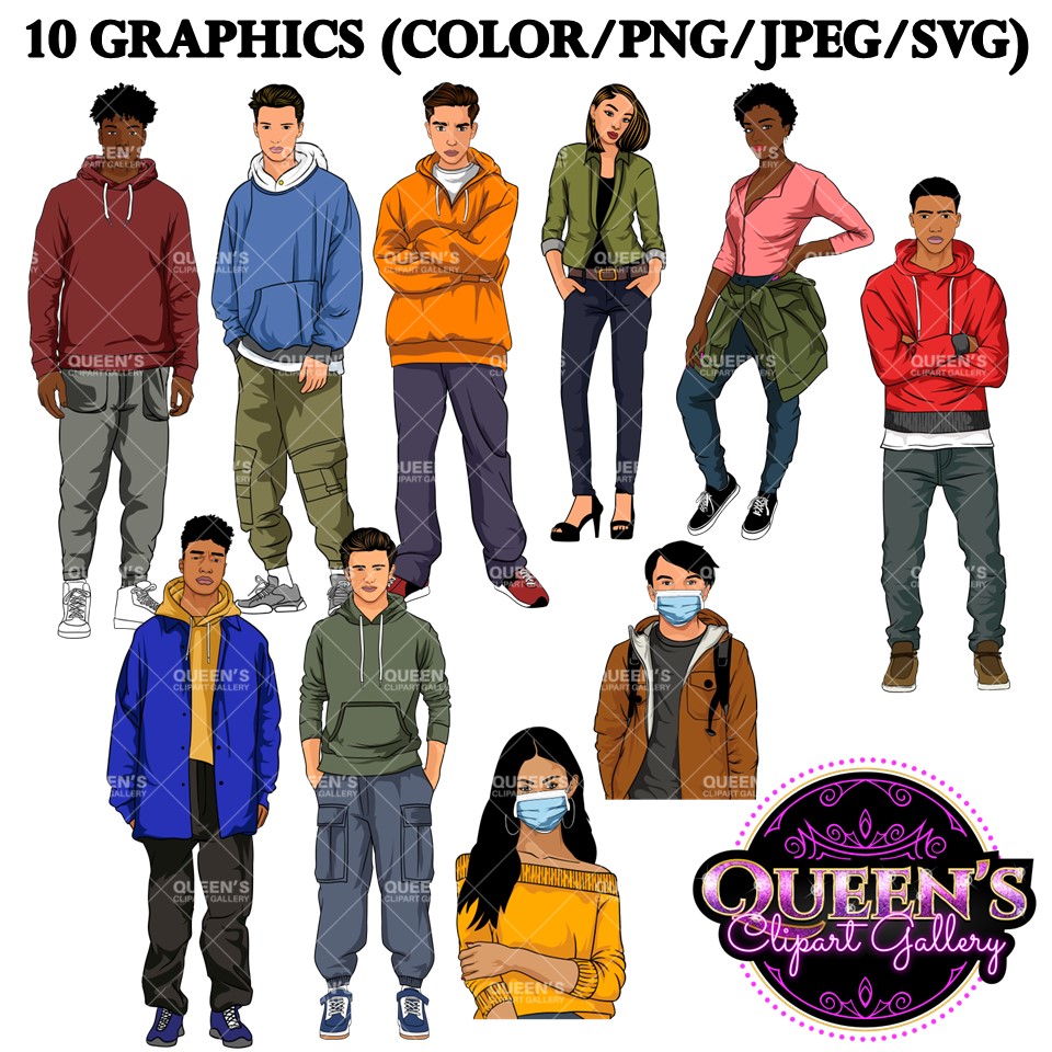 High School Teenagers Clipart, Teenagers Clipart, Teens Clipart ...