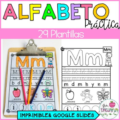 Spanish Alphabet Mini Books | 27 Libros con Actividades del Alfabeto ...