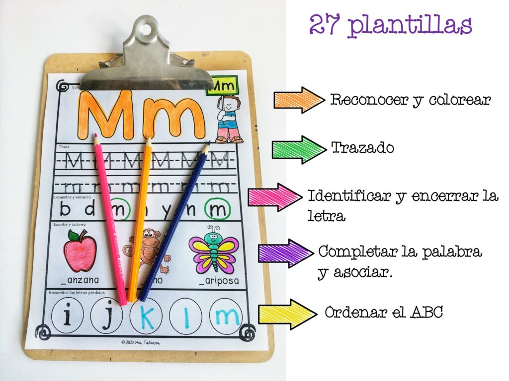 Spanish Alphabet Worksheets | Actividades para el Alfabeto | El Alfabeto | Made By Teachers