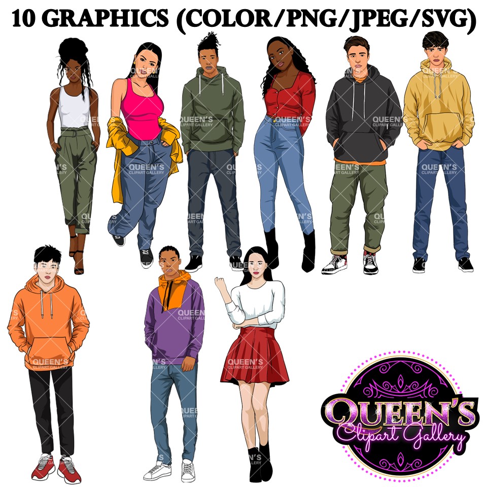 High School Teenagers Clipart, Teenagers Clipart, Teens Clipart ...