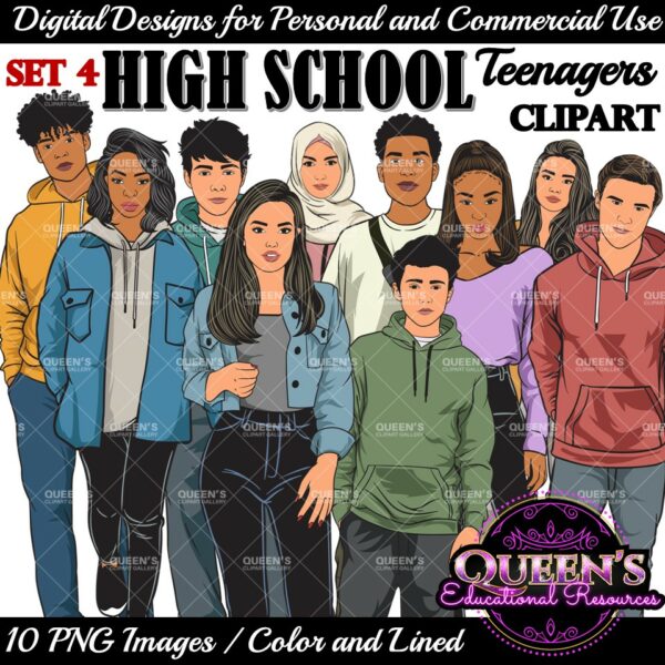 High School Teenagers Clipart, Teenagers Clipart, Teens Clipart ...