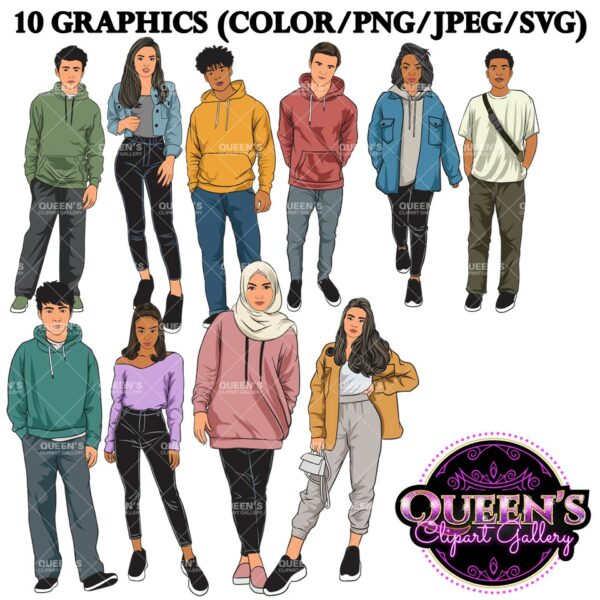 High School Teenagers Clipart, Teenagers Clipart, Teens Clipart ...