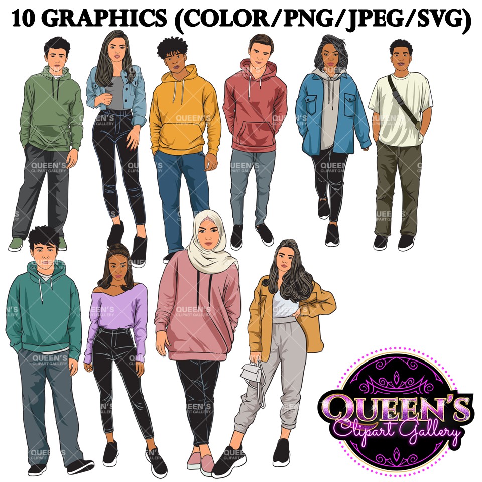 High School Teenagers Clipart, Teenagers Clipart, Teens Clipart ...