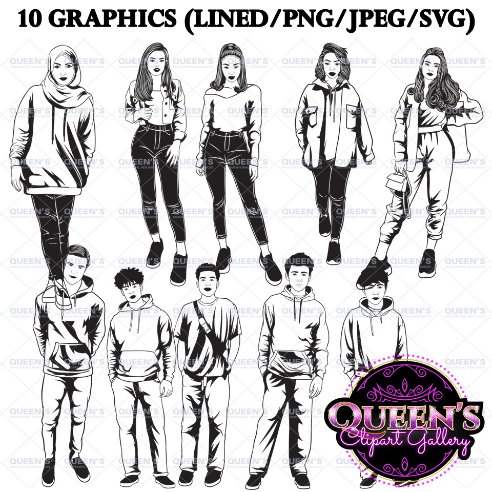 High School Teenagers Clipart, Teenagers Clipart, Teens Clipart ...