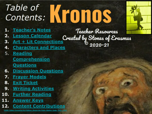 Kronos (Saturn) Dethroned by Zeus 3-Day Lesson Plan: Mythology Series ...