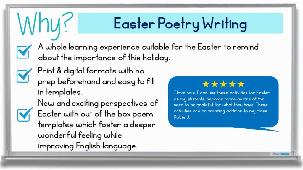 Easter Poetry Writing Activities - Poem Templates | Made By Teachers