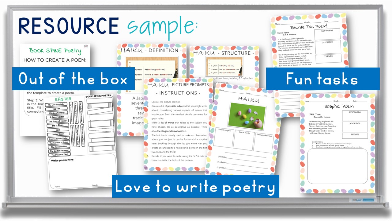 Easter Poetry Writing Activities - Poem Templates | Made By Teachers