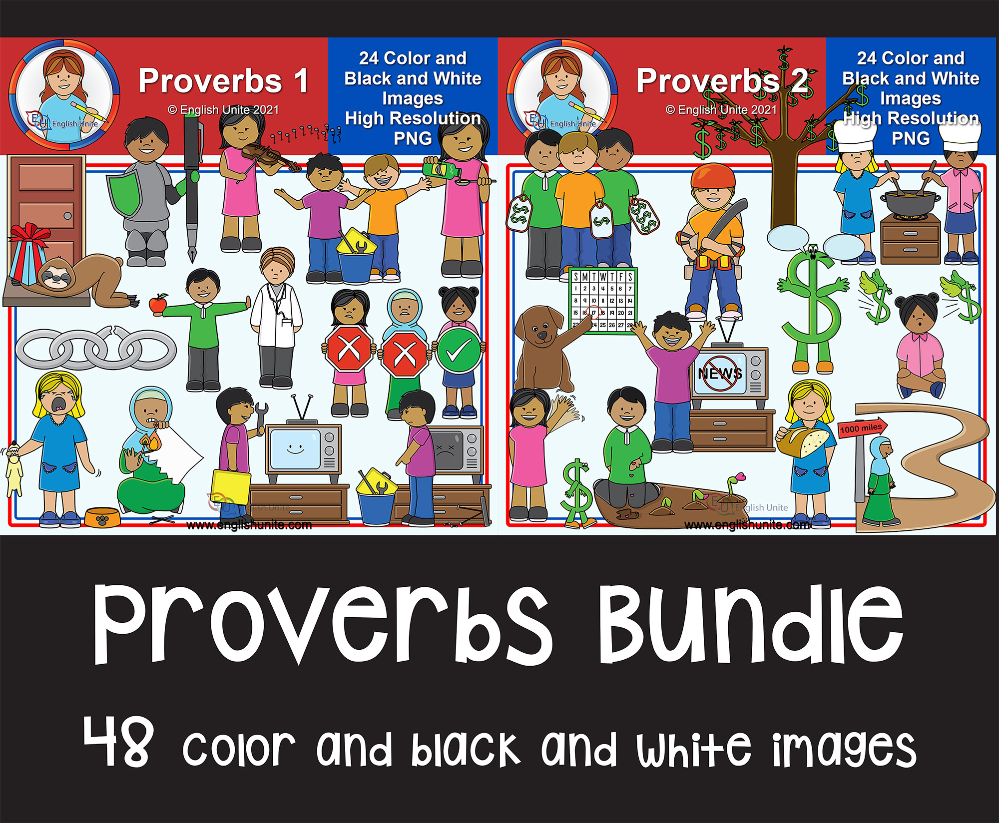 Clip Art Proverbs Bundle Figurative Language Made By Teachers Clip Art Proverbs Bundle Figurative Language Made By Teachers
