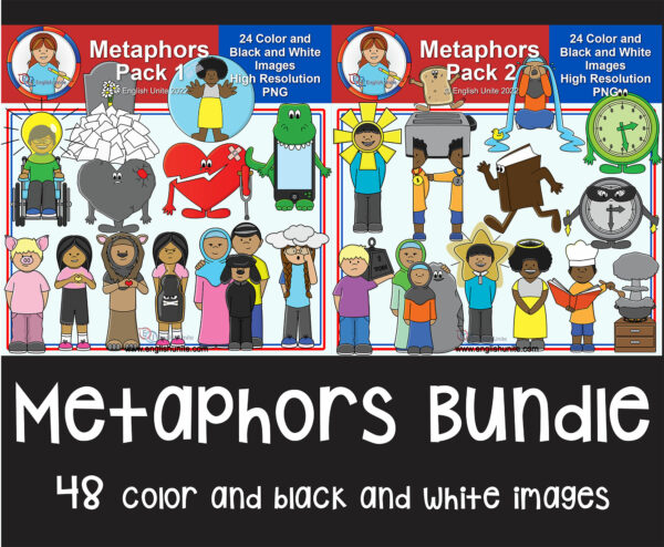 Clip Art - Metaphors Bundle (Figurative Language) | Made By Teachers