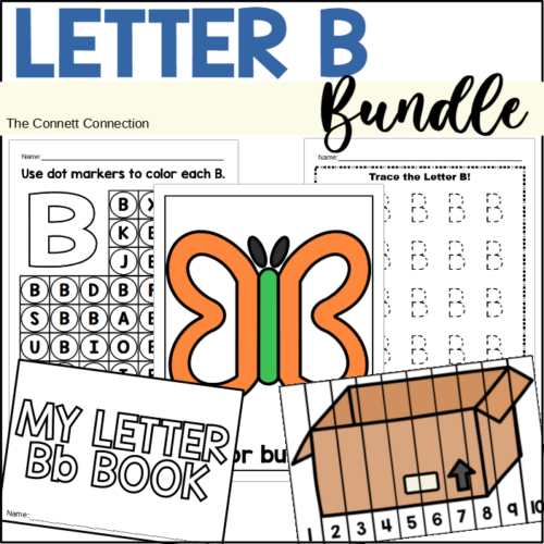 Letter B Worksheets and Hands On Center Bundle | Made By Teachers