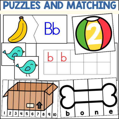 Letter B Worksheets and Hands On Center Bundle | Made By Teachers