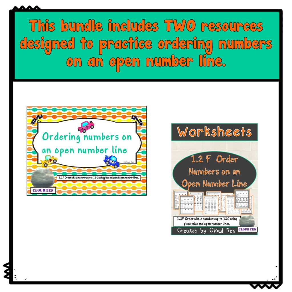 Compare and order numbers on a number line Bundle | Made By Teachers