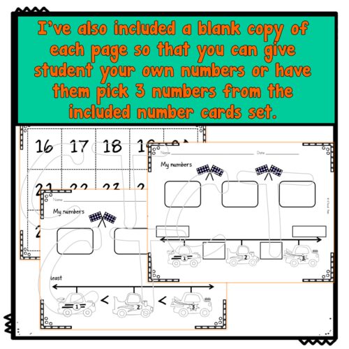 Compare and order numbers on a number line Bundle | Made By Teachers