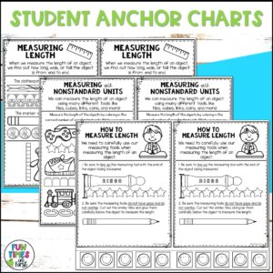 Measuring Length with Nonstandard Units NO PREP Printables 1st Grade ...