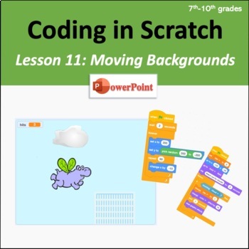 Computer Coding in Scratch - Lesson 11: Moving Backgrounds | Made By ...
