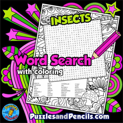 Climate Change Word Search Puzzle Activity Page and Coloring ...