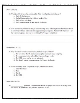 Uglies by Scott Westerfeld - Assessment Questions | Made By Teachers