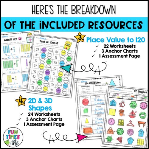Measuring Length with Nonstandard Units NO PREP Printables 1st Grade ...