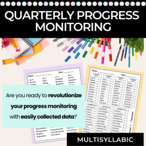 Multisyllabic Word List | Baseline Decoding Assessment | Progress ...