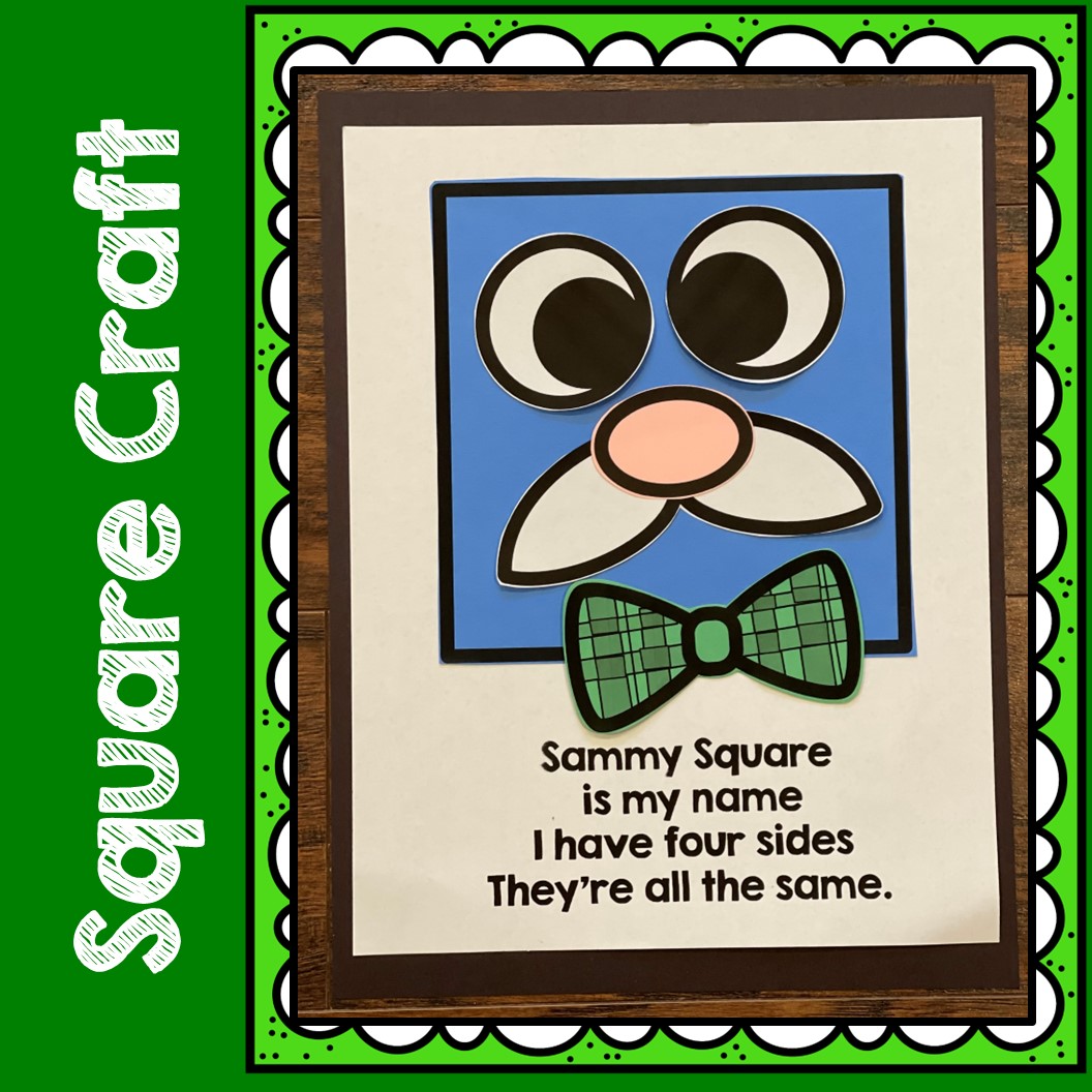 Square Craft, Square poem, Shape Craft | Made By Teachers
