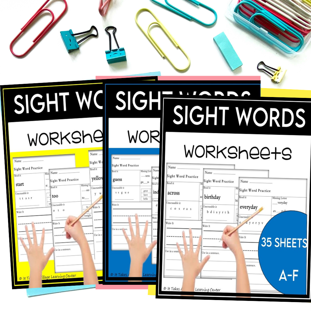 Sight Word Worksheets for 2nd Grade | Bundle | Made By Teachers