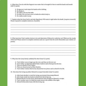 The Prince and the Pauper by Mark Twain: Quiz for Ch. 6-10 | Made By ...