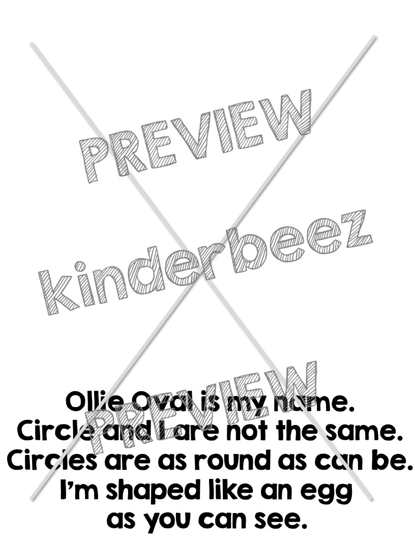 Oval Craft, Oval poem, Shape Craft | Made By Teachers