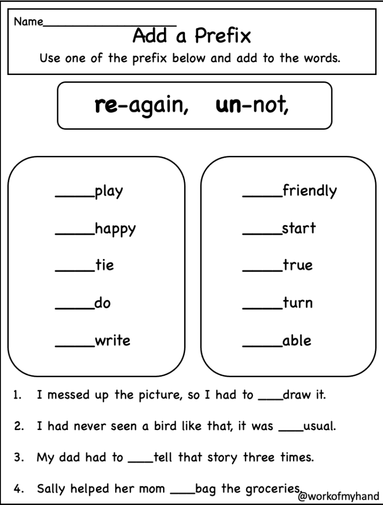 Root Word Prefix, and Suffix | Made By Teachers