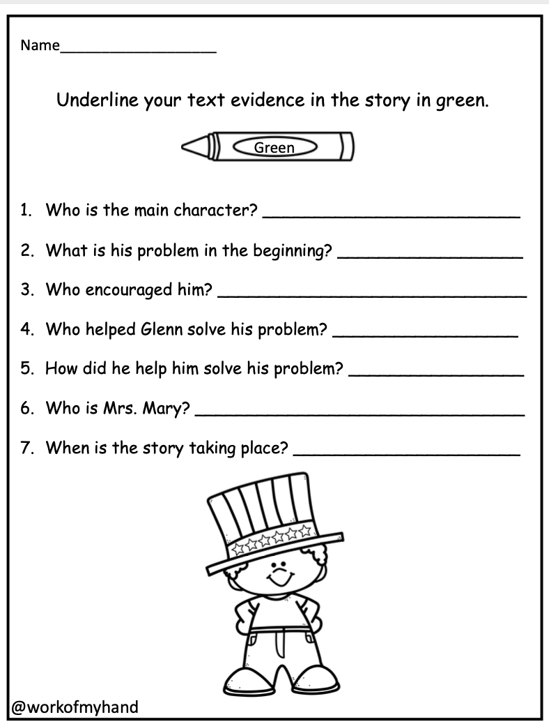 R.L.2.1 Asking and Answering Questions | Made By Teachers