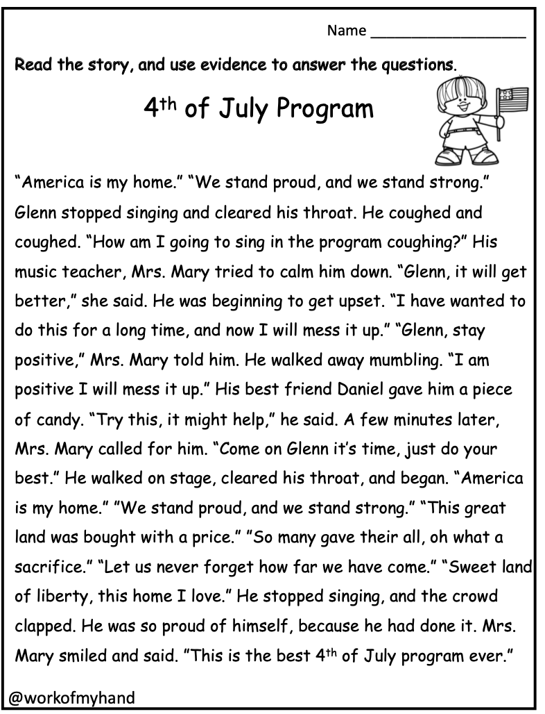 R.L.2.1 Asking and Answering Questions | Made By Teachers