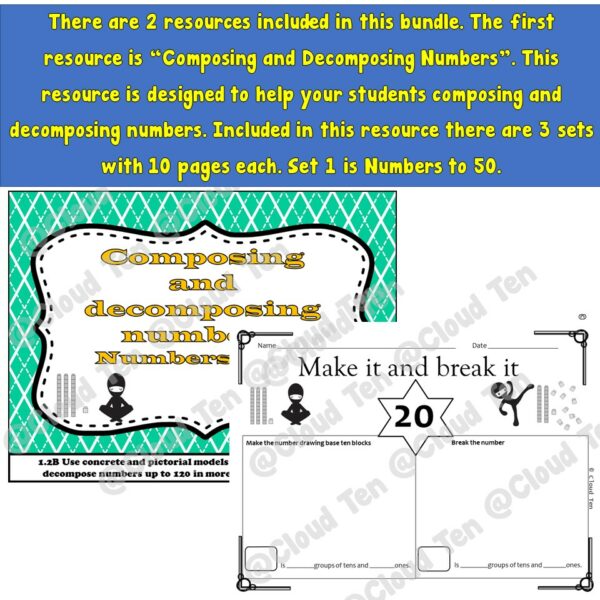 Composing and Decomposing Numbers Bundle | Made By Teachers